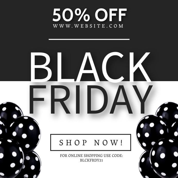 black friday RETAIL sale ad design template | PosterMyWall