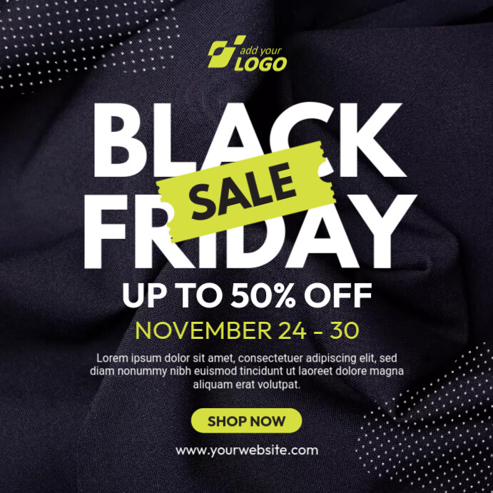 Black Friday Sale Ad Template | PosterMyWall