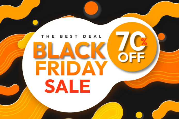 Black Friday Sale Deals Template | PosterMyWall