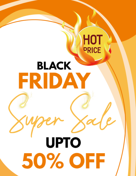 black friday sale flyer Template | PosterMyWall