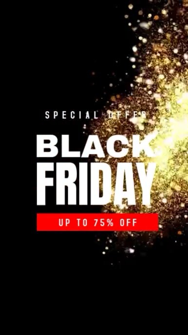 Black Friday Sale Instagram Reels Template | PosterMyWall