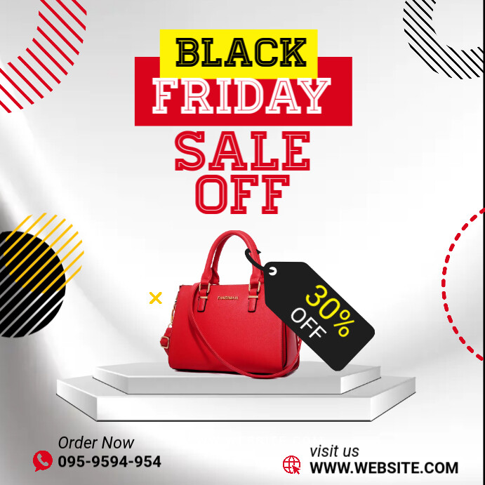 Black Friday Sale Off Template | PosterMyWall