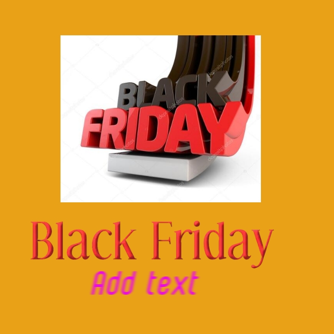 Black Friday sale offer logo design template. | PosterMyWall