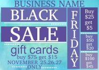 Black Friday Postcard Template | PosterMyWall