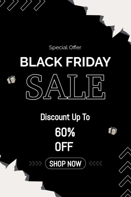 Black Friday Sale Poster Design | Black Friday Sale Discount Poster ...