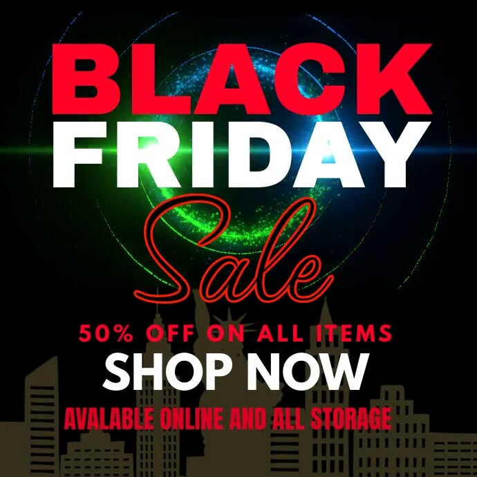 Copy of black friday sale video flyer | PosterMyWall