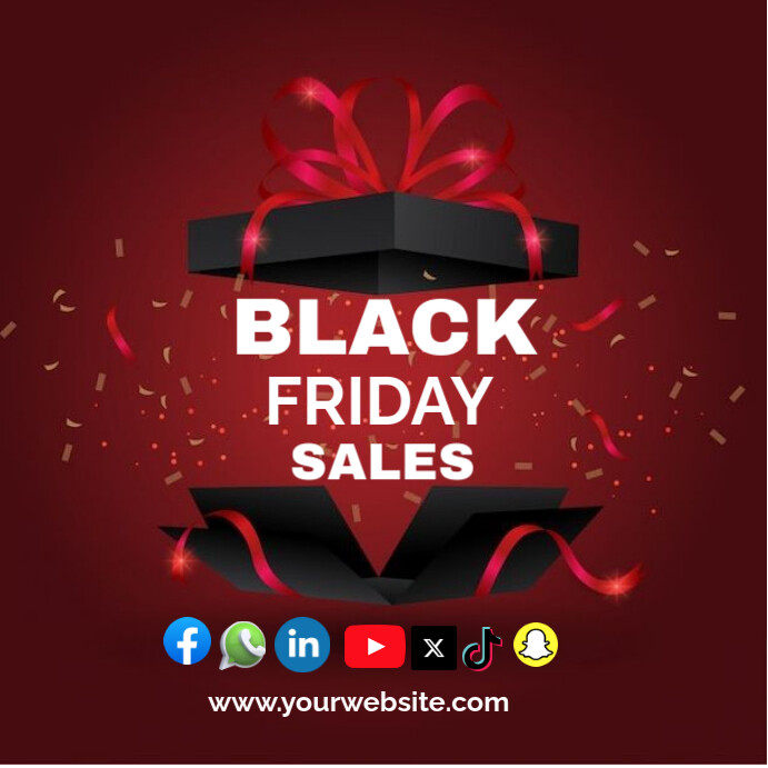 Black Friday Shopping Spree Ideas Template | PosterMyWall