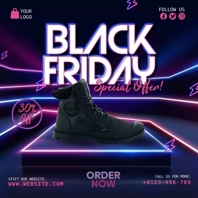 Black Friday Special Offer Ads Template | PosterMyWall