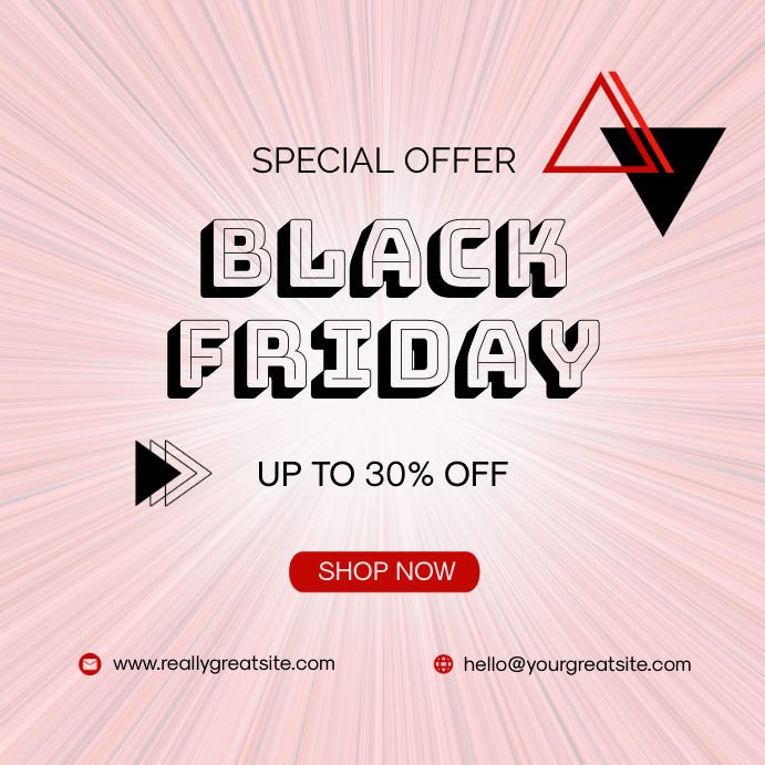 Black Friday Special Offer Template | PosterMyWall
