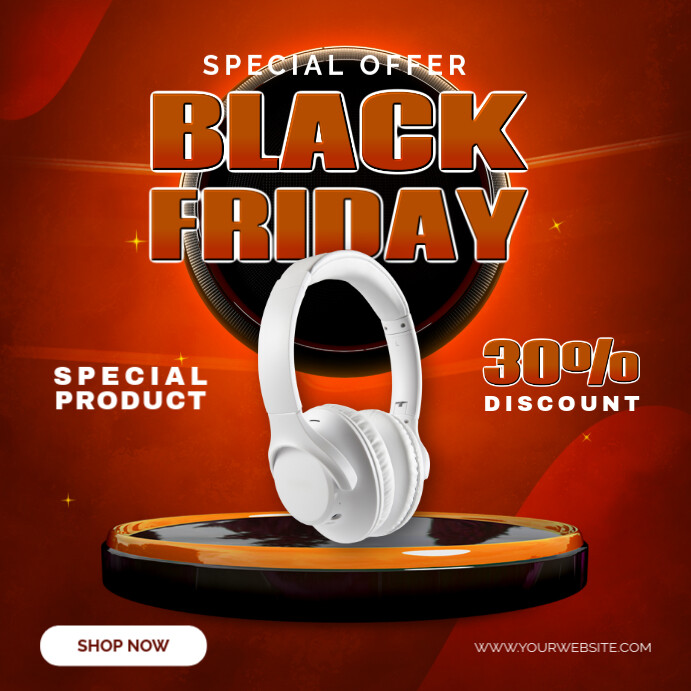 Copy of Black Friday Special Offer Sale Instagram Post | PosterMyWall