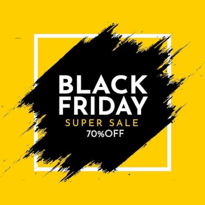 Black Friday Super Sale Banner – Bold & Modern Design Template ...