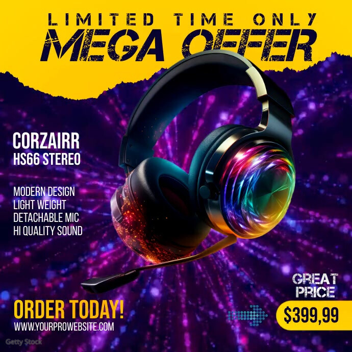 Black Friday Tech Sale Offer Video Ad | PosterMyWall