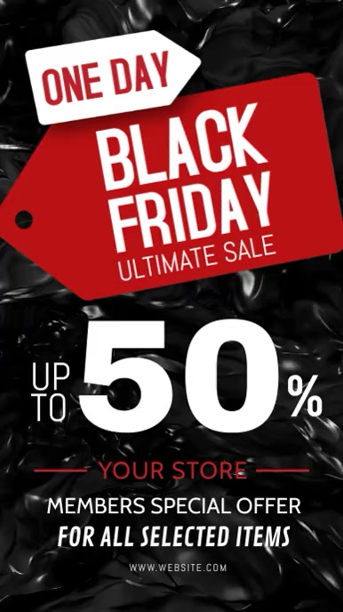 Copy of black friday video ad template (1) | PosterMyWall