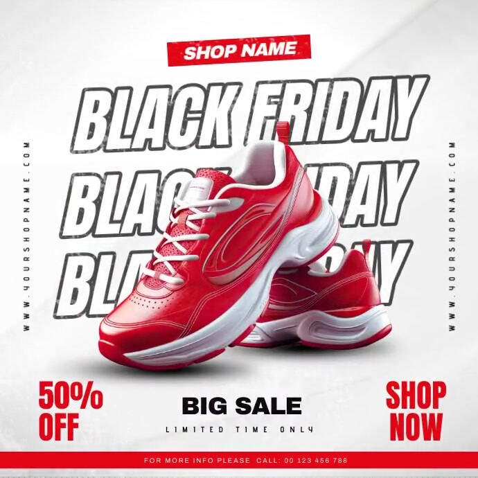 Plantilla de black friday video | PosterMyWall