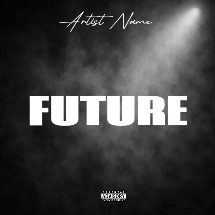 Black Future Mixtape Cover Album Cover Template | PosterMyWall