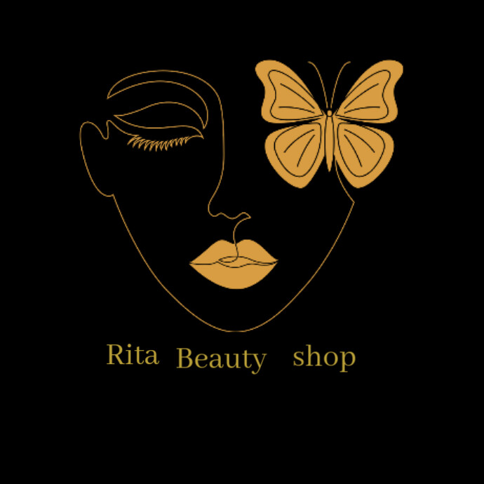 Black Futuristic Beauty Store Logo Free Logo Templat | PosterMyWall
