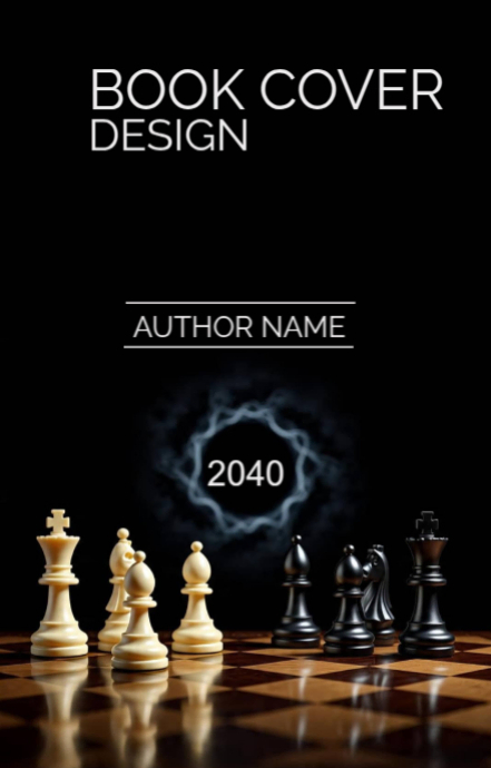 Black Futuristic Book Cover Design Wattpad Cover Template | PosterMyWall