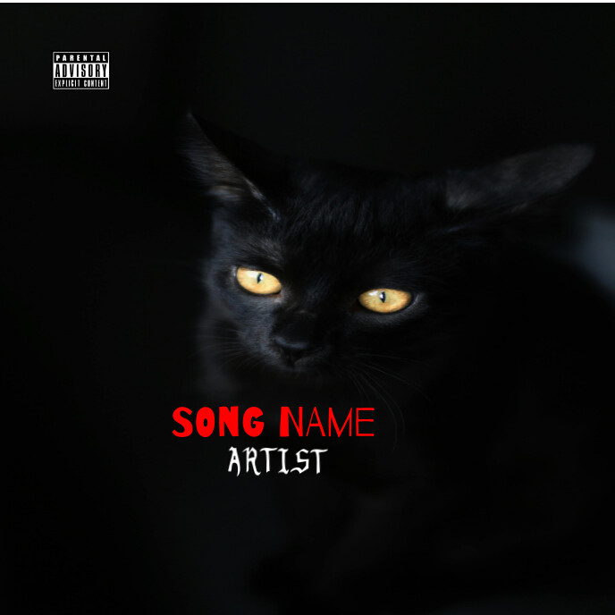 Black Futuristic Co Album Cover Template | PosterMyWall