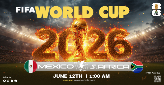 Plantilla de Fifa World Cup 2026 | PosterMyWall