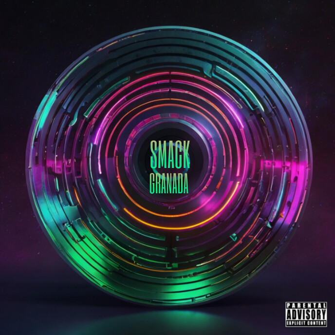 Plantilla de Black Futuristic Neon Album Cover | PosterMyWall