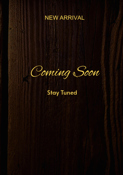 Black Futuristic New Arrival Coming Soon A4 Template | PosterMyWall