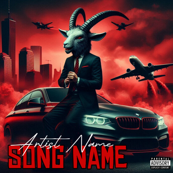 Black Goat Mixtape Cover Album Cover Template | PosterMyWall