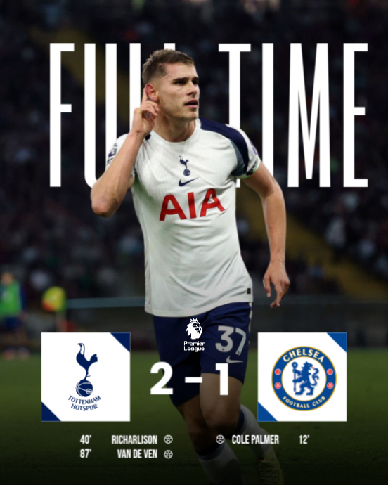 Black Gradien Full Time Score Instagram Portrait Template | PosterMyWall