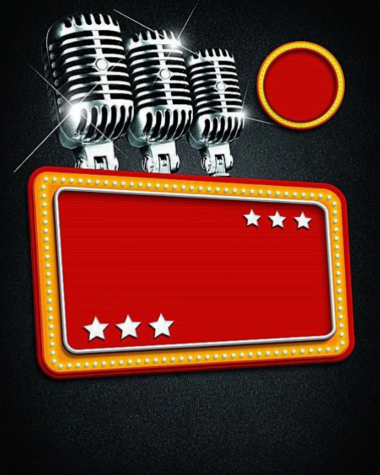 Black Gradient Vintage Microphone Instagram Portrait Template ...