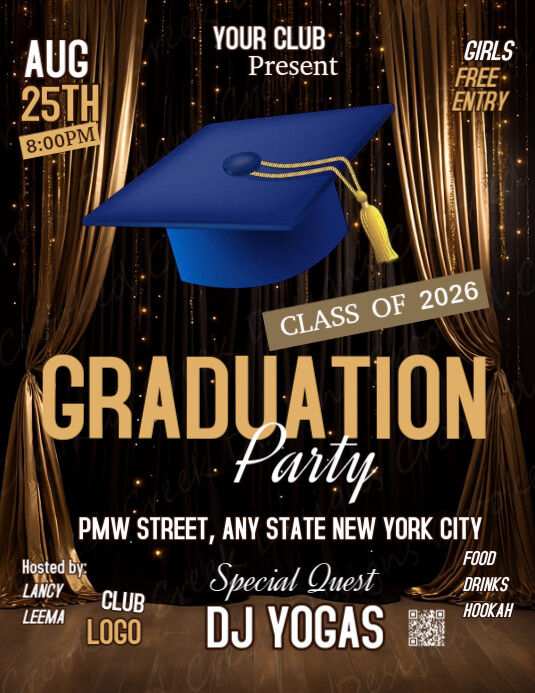 Black Graduation Party/ Graduation Ceremony/ Graduation Celebration ...