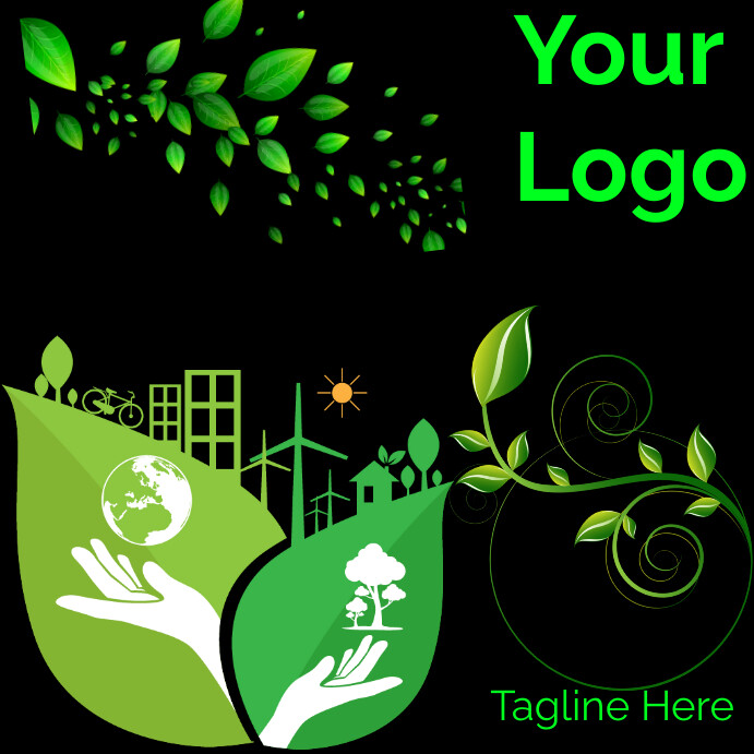 Copy of Black Green Plant Instagram Post | PosterMyWall