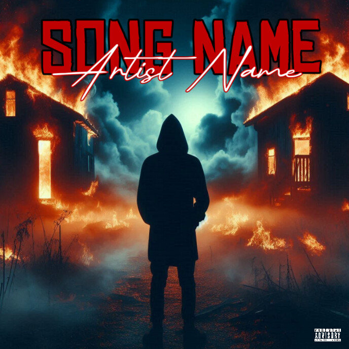 Black Grunge Best Mixtape Cover Album Cover Template | PosterMyWall