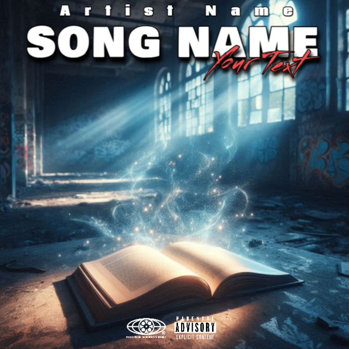 Black Grunge Cd Mixtape Cover Album Cover Template | PosterMyWall
