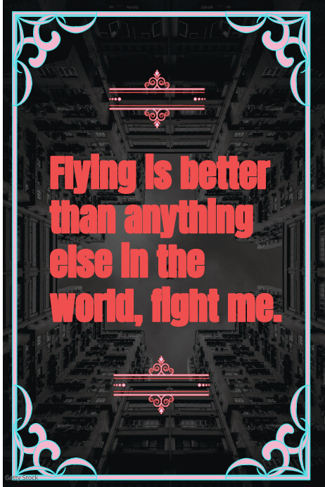 Copy of Black Grunge Flight Poster | PosterMyWall