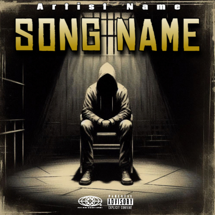 Black Grunge Mixtape Cover Album Cover Template | PosterMyWall