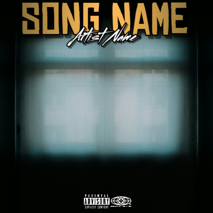 Black Grunge Mixtape Cover Album Cover Template | PosterMyWall