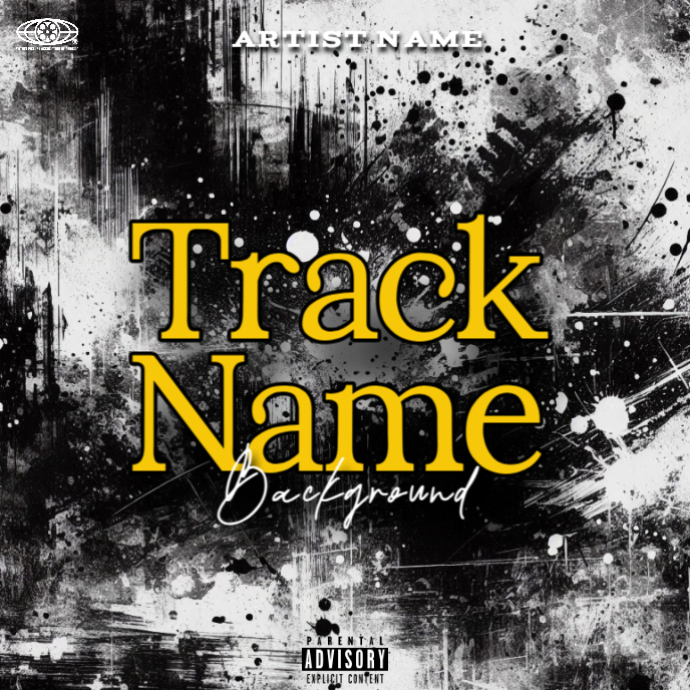 Black Grunge Mixtape Cover Album Cover Template | PosterMyWall