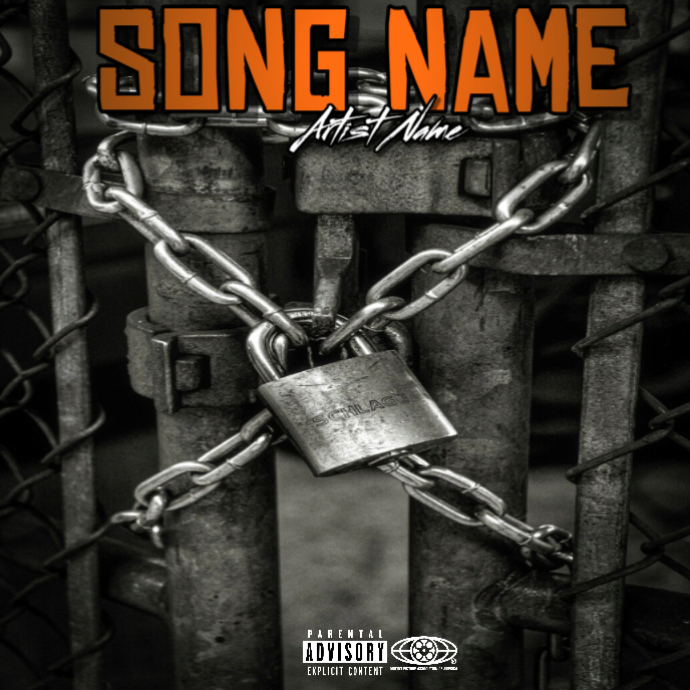 Black Grunge Mixtape Cover Album Cover Template | PosterMyWall