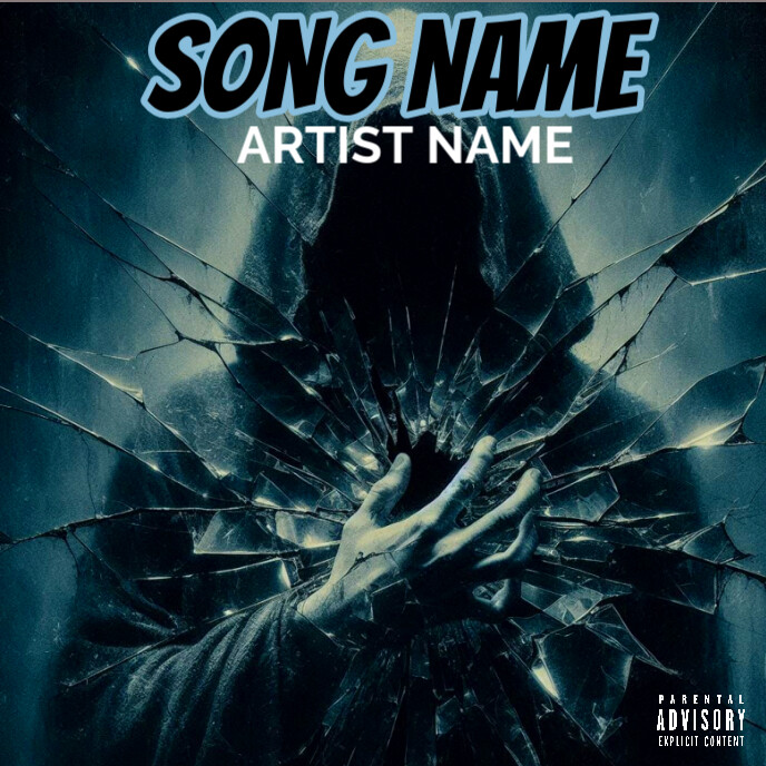 Copy of Black Grunge Song Name Cover Album Cover | PosterMyWall