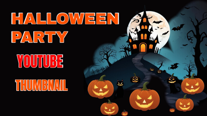Black Halo Youtube Thumbnail Template | PosterMyWall