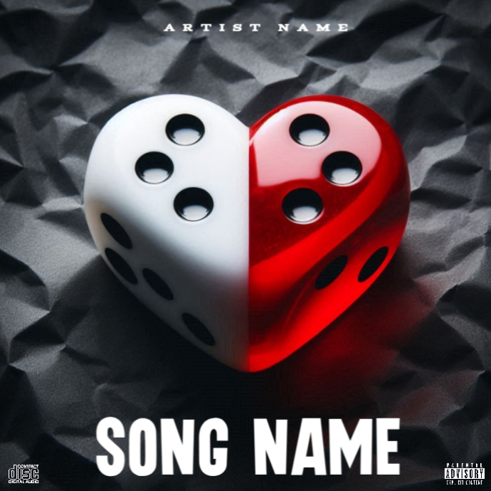 Black Heart Mixtape Album Cover Album Cover Template | PosterMyWall