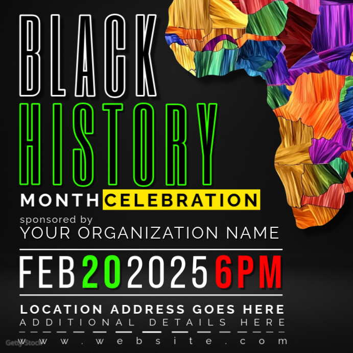 Black History Template | PosterMyWall