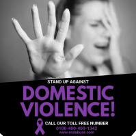 Domestic violence poster Template | PosterMyWall