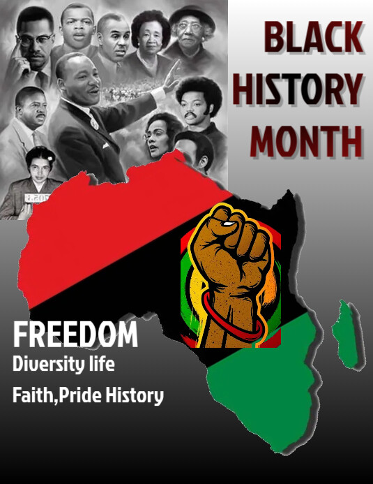 BLACK HISTORY FLYER DESIGN Template | PosterMyWall