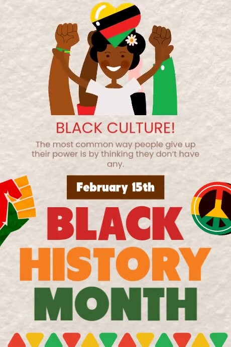 Black History Greetings Template | PosterMyWall
