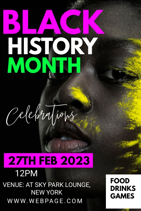 black history month, black lives matter Template | PosterMyWall