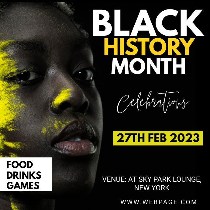 black history month, black lives matter Template | PosterMyWall