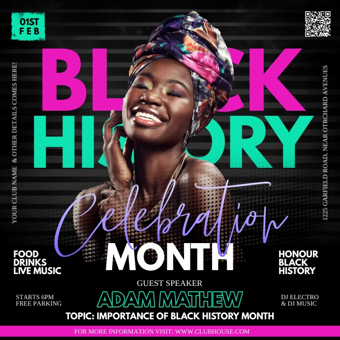 black history month, black lives matter Template | PosterMyWall