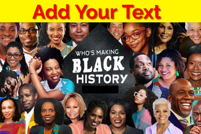 Black History Month, MLK day template design | PosterMyWall