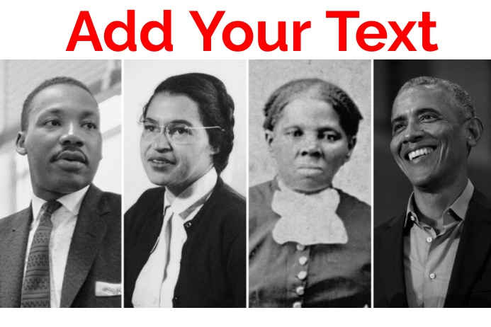 Black History Month & MLK day template design | PosterMyWall