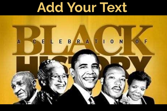 Copy of Black History Month & MLK day template design | PosterMyWall